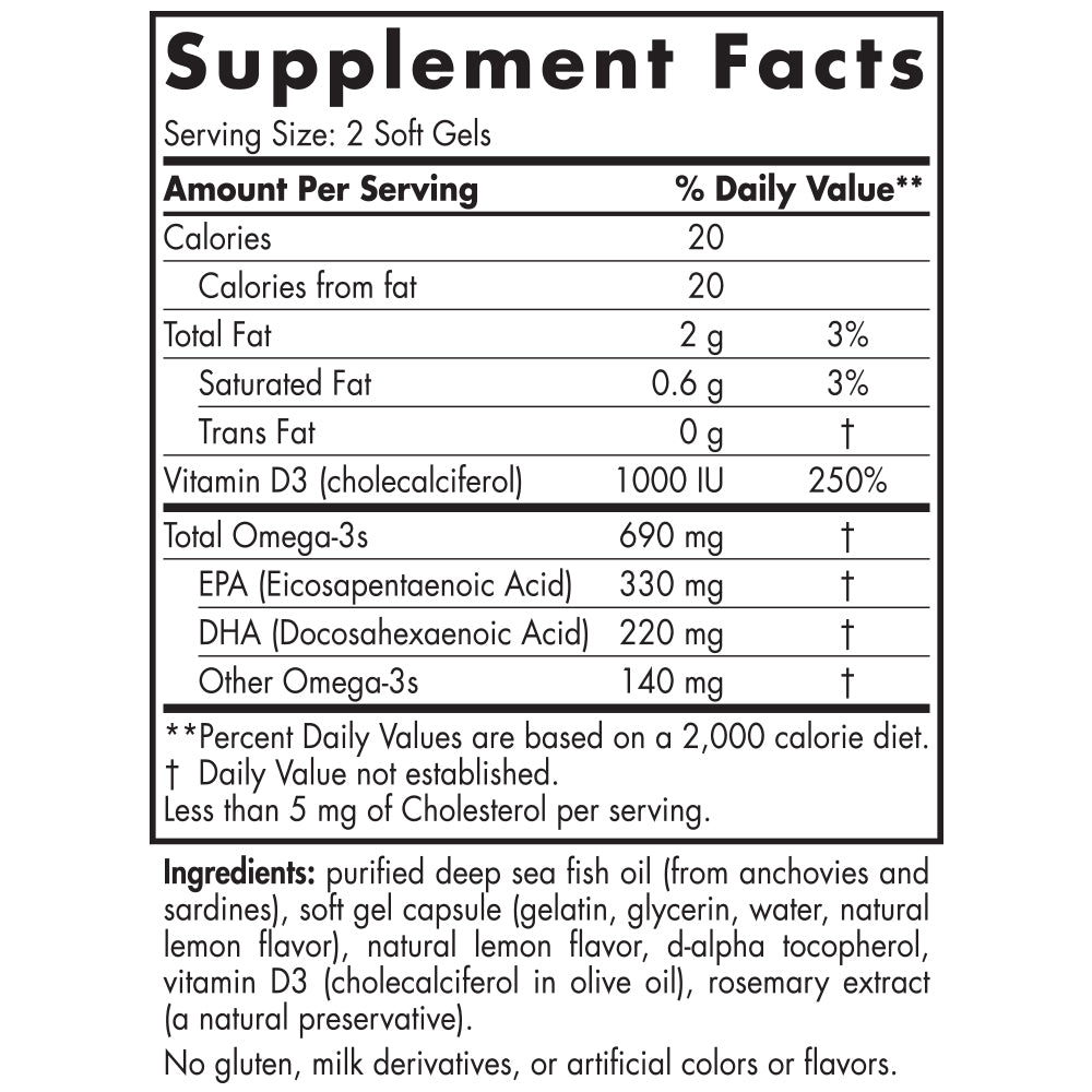 Omega-3D | Fish Oil with Vitamin D3 – Nordic Naturals Singapore