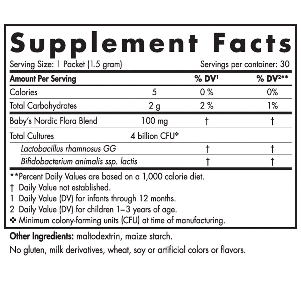 Baby's Nordic Flora Probiotic Powder – Nordic Naturals Singapore