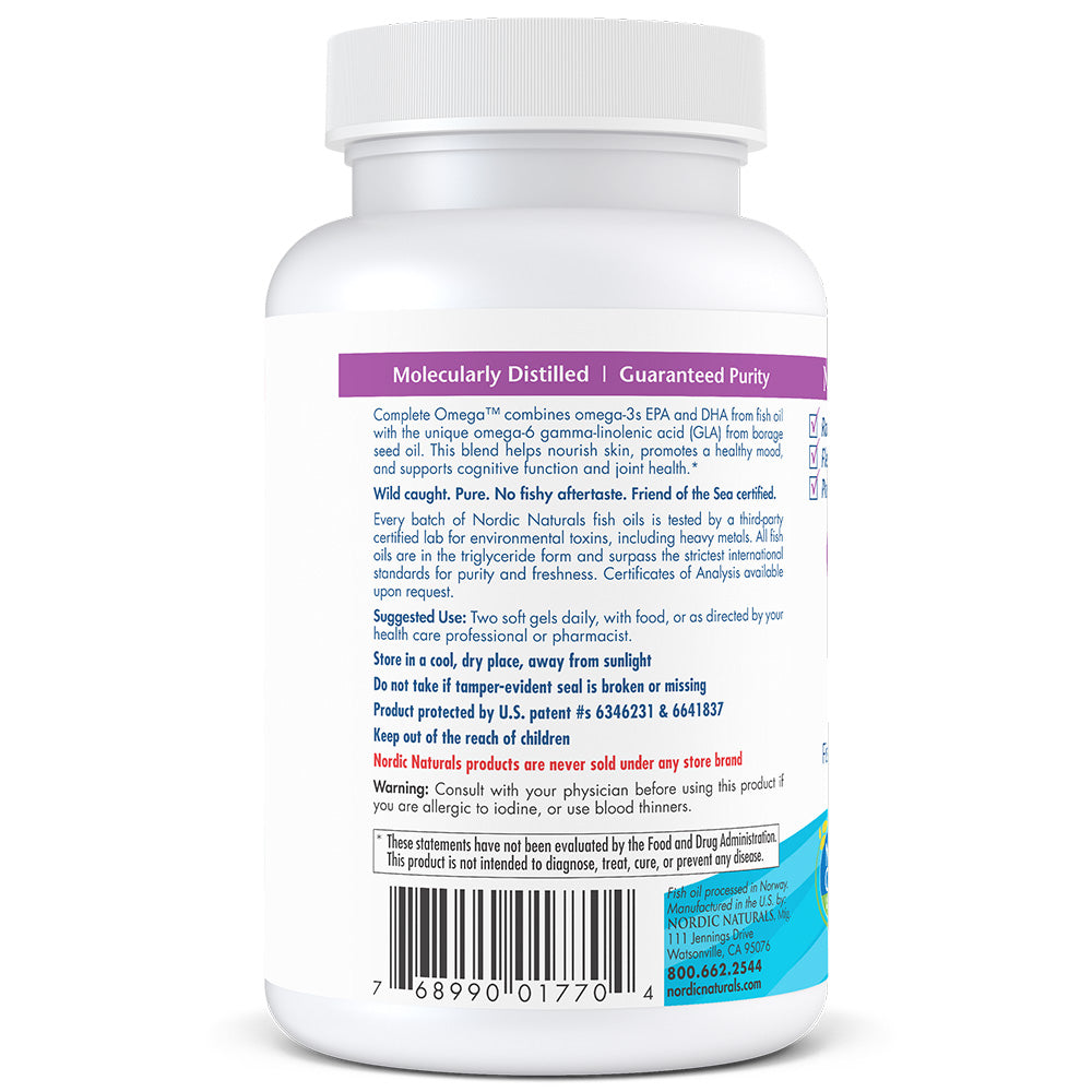 Complete Omega | Omega-3 and GLA – Nordic Naturals Singapore