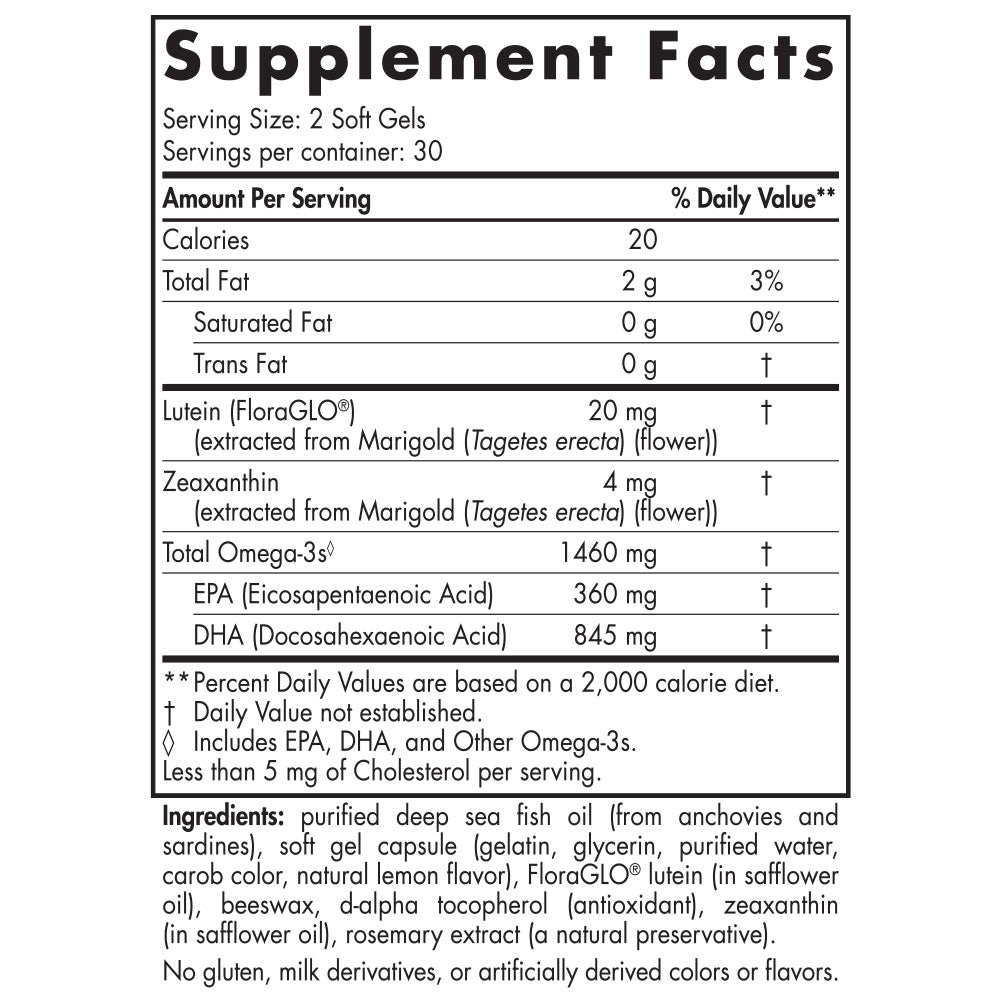 Omega Vision | Zeaxanthin and FloraGLO® Lutein – Nordic Naturals Singapore