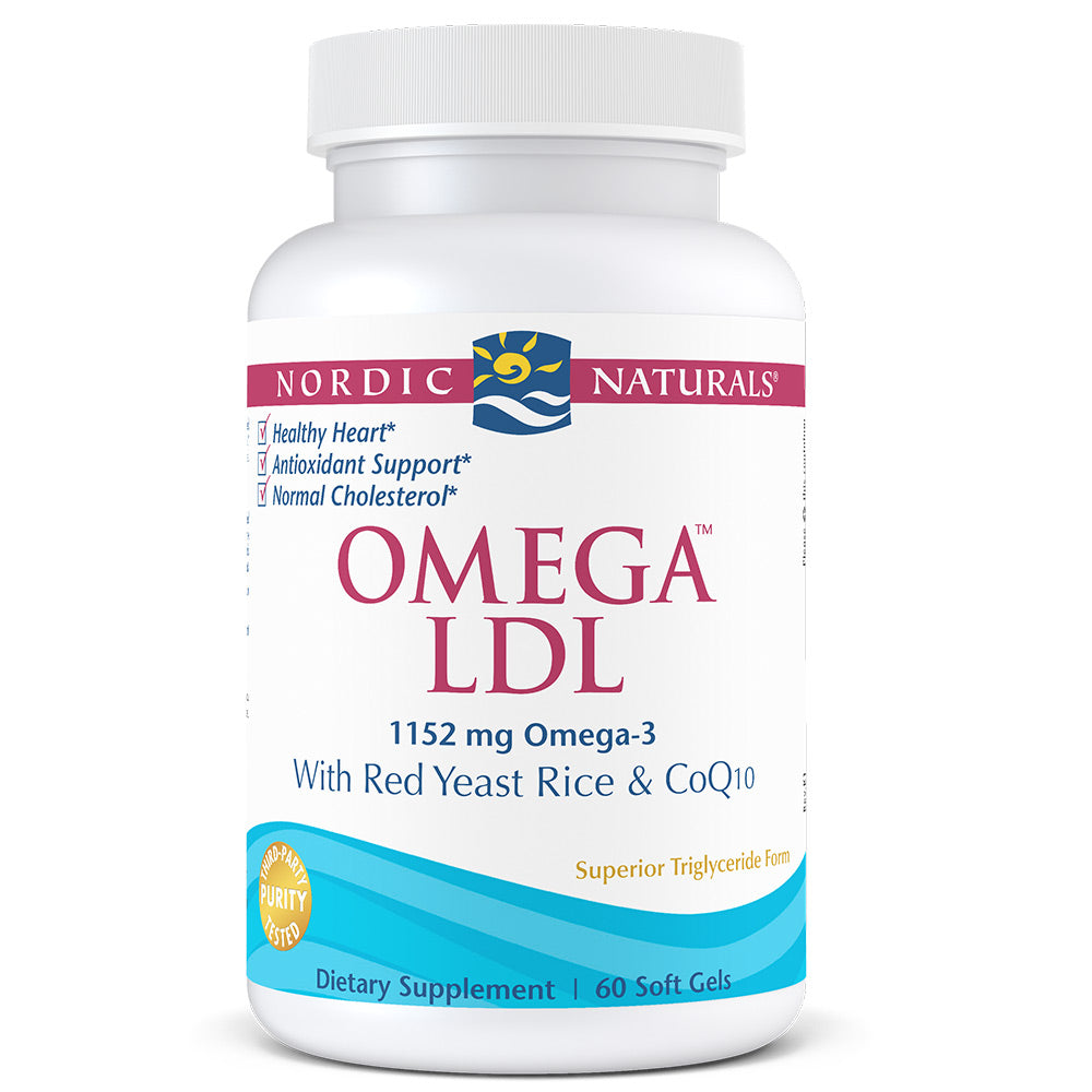 Omega LDL | Omega-3s, CoQ10, Red Yeast Rice – Nordic Naturals Singapore