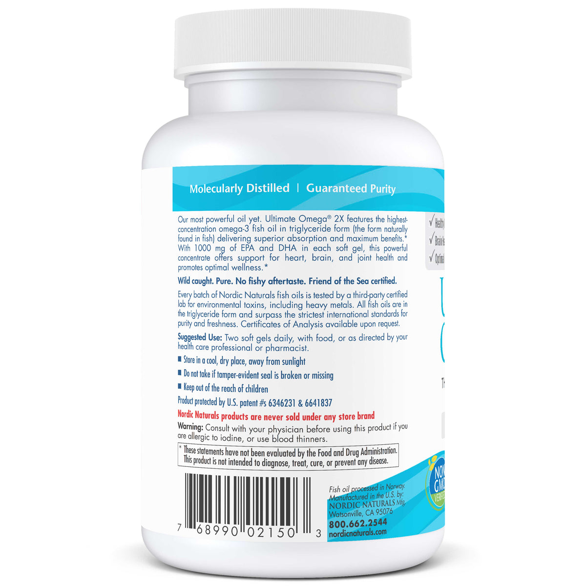 Ultimate Omega 2X | 2150 mg Omega-3s – Nordic Naturals Singapore